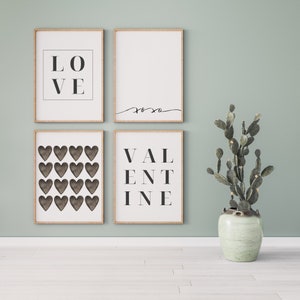 Valentines Day Printable Gallery Wall Art, Galentine's Decor, Set of 20 ...