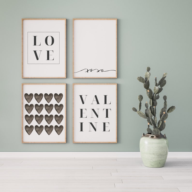Valentines Day Printable Gallery Wall Art Galentine's - Etsy