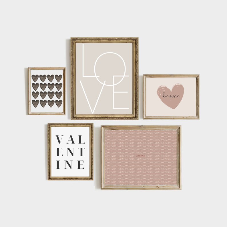 Valentines Day Printable Gallery Wall Art Galentine's - Etsy