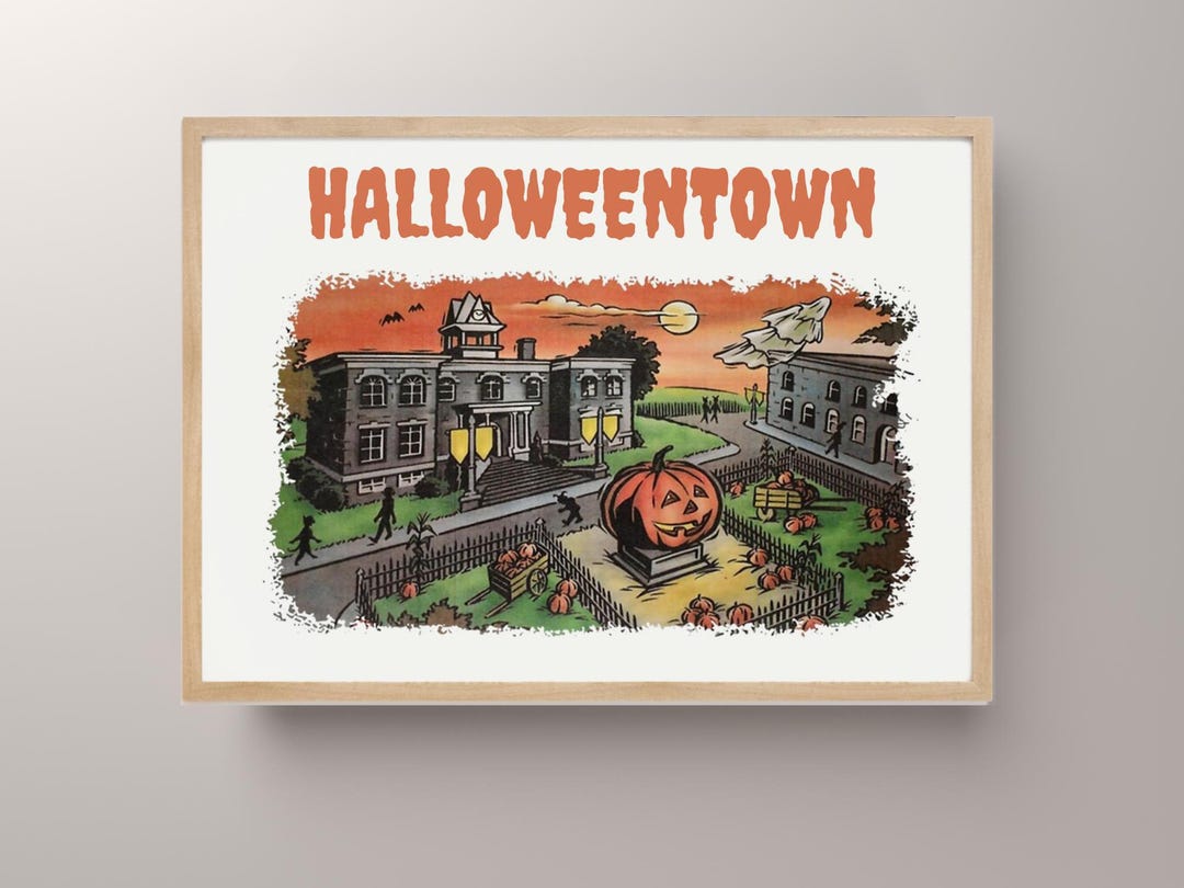 Halloweentown Movie Poster Print, Halloween Print, Halloweentown ...
