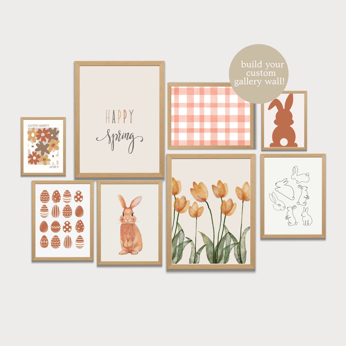Easter Art Mega Bundle, Set of 20, Printable Wall Art, Spring Art ...