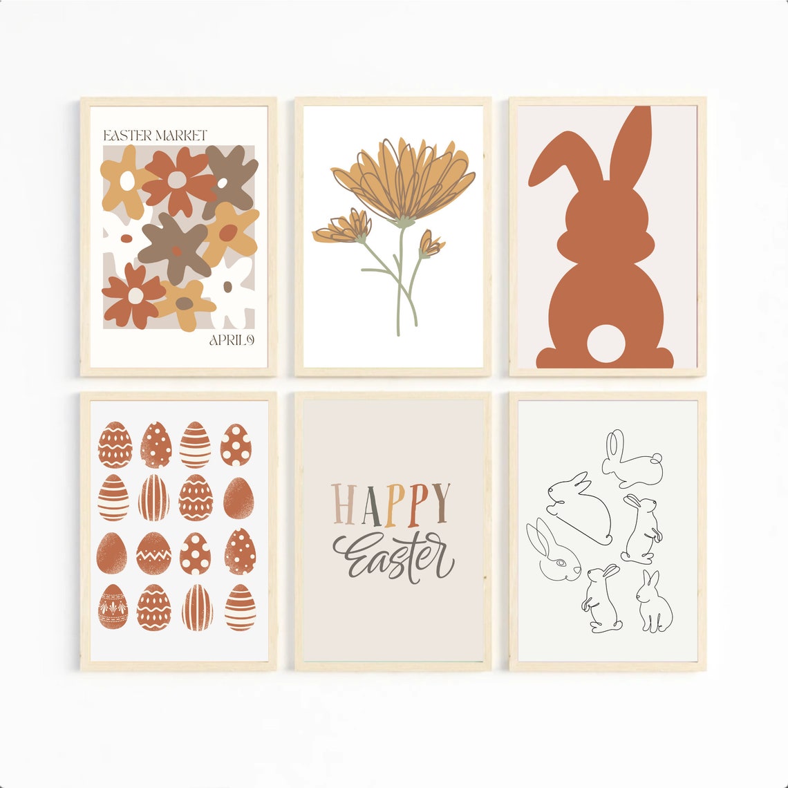 Easter Art Mega Bundle, Set of 20, Printable Wall Art, Spring Art ...