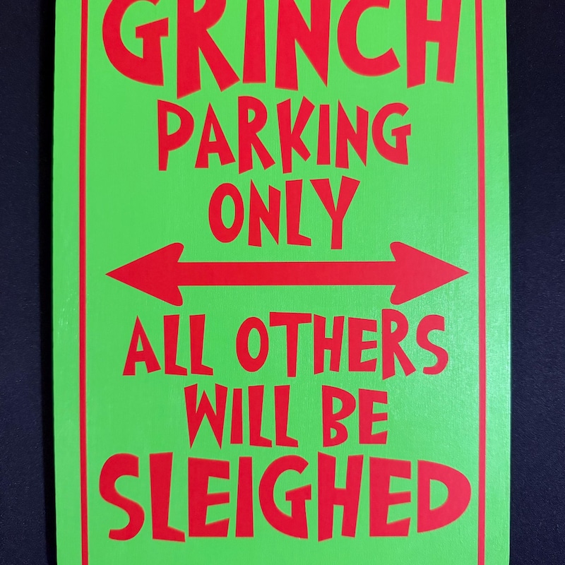 Grinch Street Signs - Etsy
