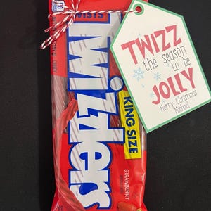 Twizz the Season Gift Tags, Holiday Treat Tags - Etsy