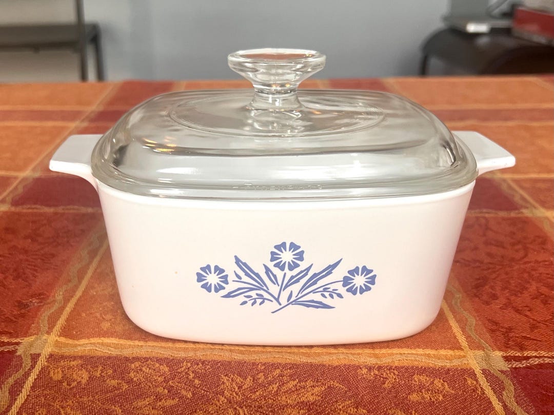 Vintage Corning Ware Blue Cornflower Casserole Baking Dish ...
