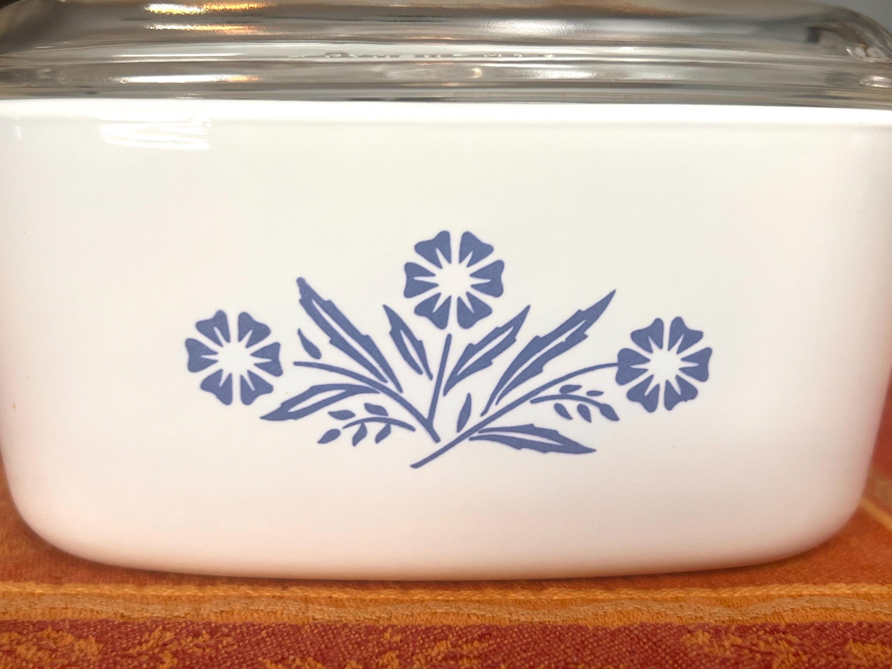 Vintage Corning Ware Blue Cornflower Casserole Baking Dish ...
