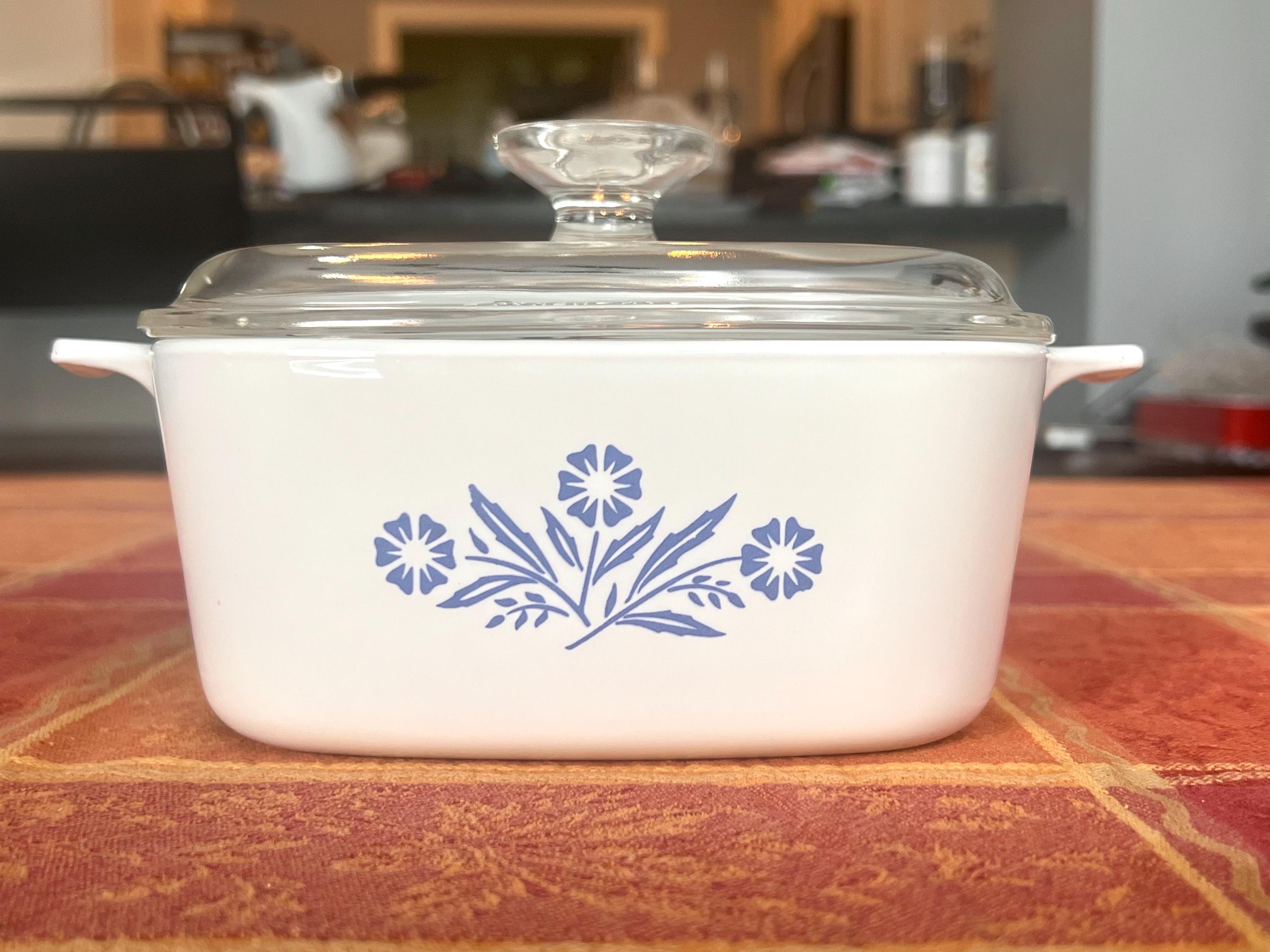 Vintage Corning Ware Blue Cornflower Casserole Baking Dish ...