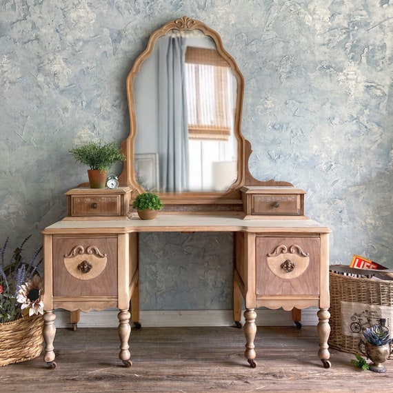 Antique Makeup Vanity Table