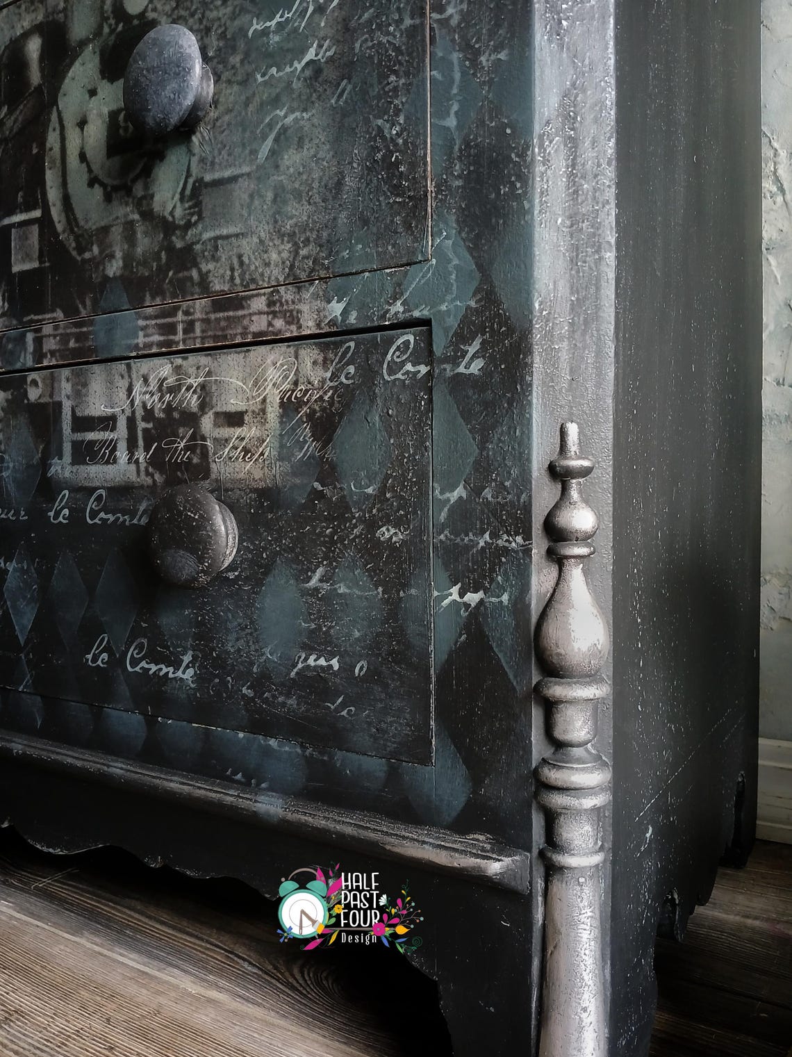 Steam Engine Antique Dresser, Chest of Drawers, the Locomotive, Train ...