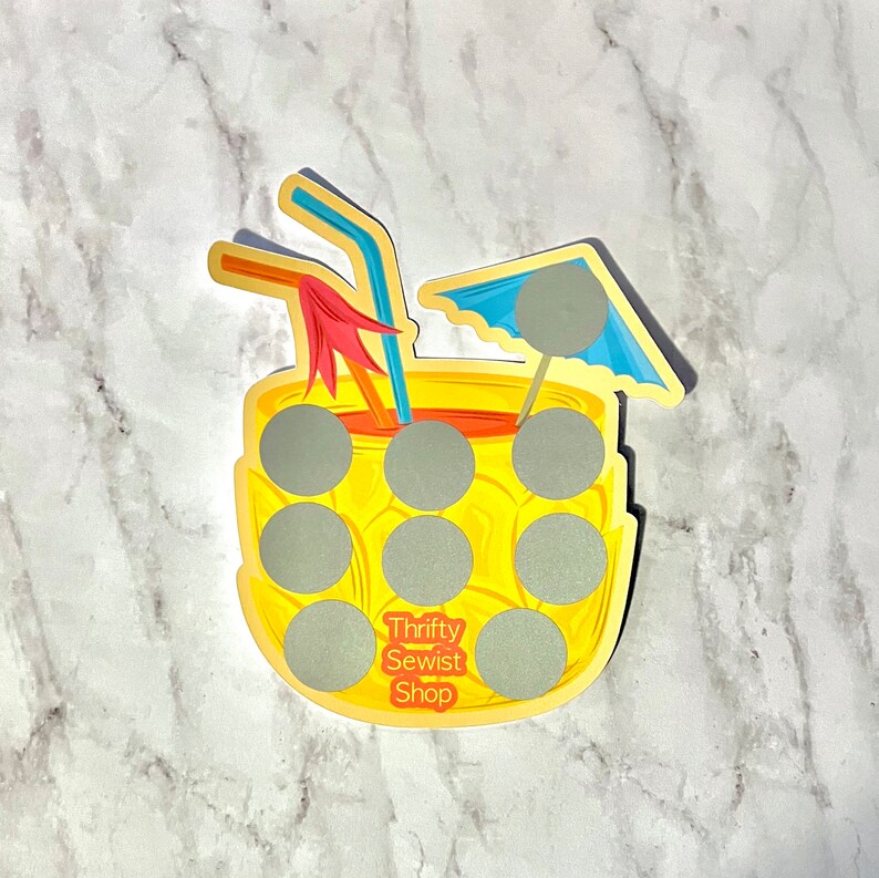 Summer Scratch off Savings Challenges - Etsy
