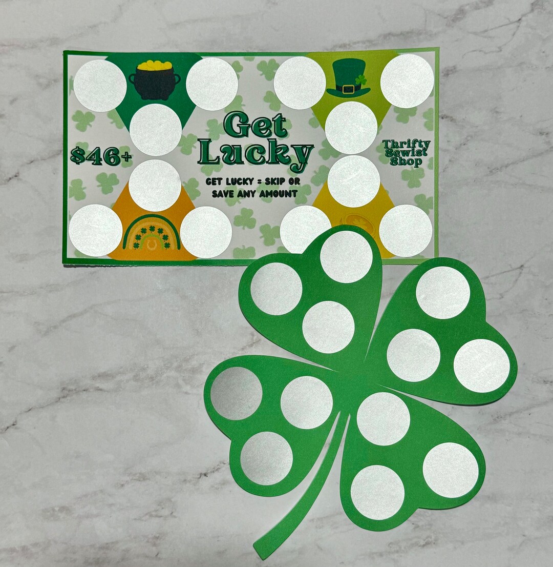Get Lucky Scratch off Savings Challenge Set - Etsy