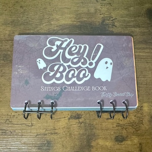 Hey Boo! Laminated Savings Challenge Binder - Etsy