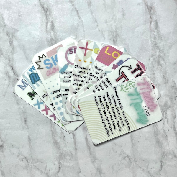 Laminated Playing Cards - Etsy