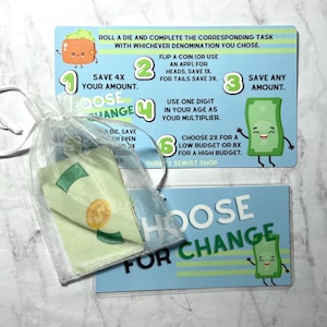 Choose for Change Laminated Savings Challenge Game - Etsy