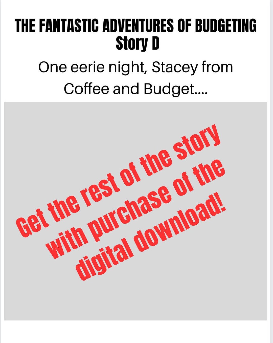 Fantastic Adventures of Budgeting Savings Challenge-8.5" X 11" Digital ...