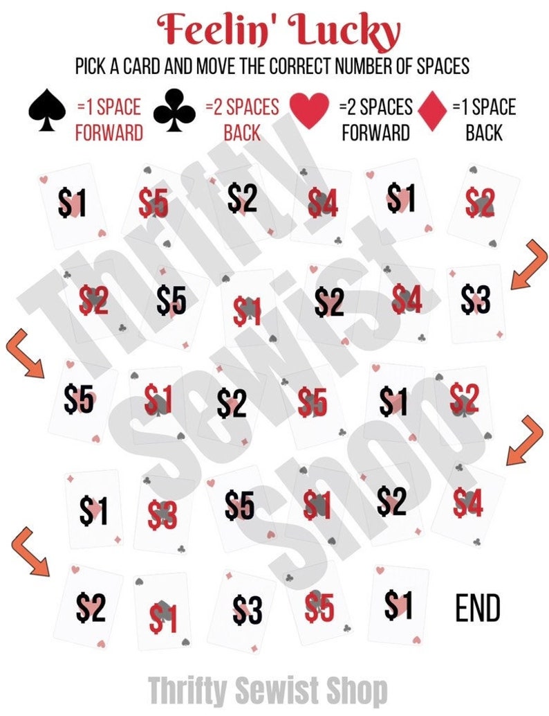 Feelin' Lucky Savings Challenge-8.5" X 11" Digital Download - Etsy