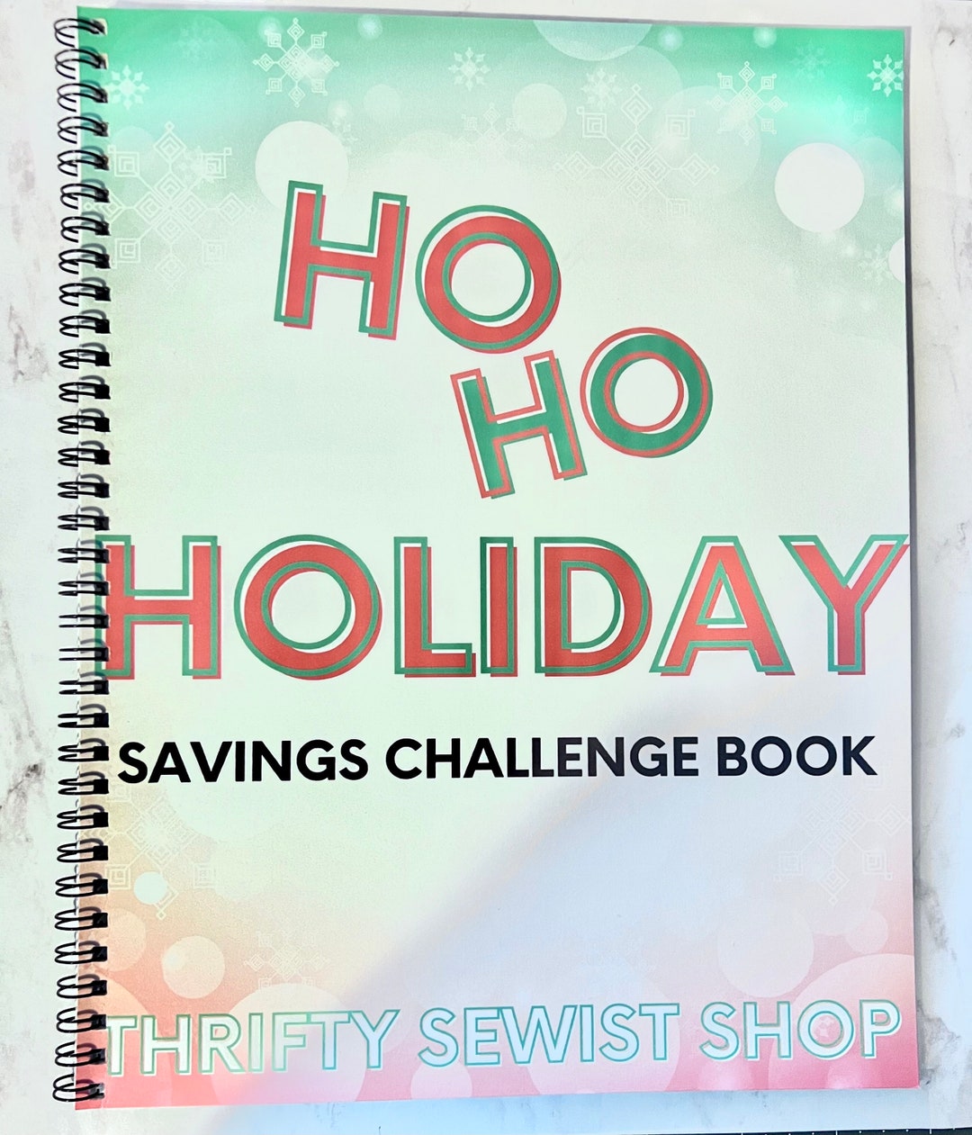 Ho Ho Holiday-8.5" X 11" Savings Challenge Book - Etsy