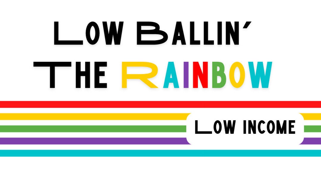 Low Ballin' the Rainbow Laminated Savings Challenge Game - Etsy