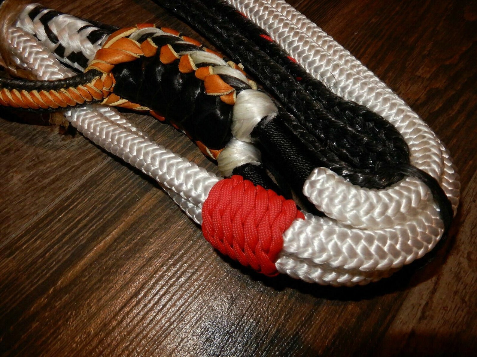 Bull Rope White & Black Pbr Pro 9/7 Left Hand Ept Bull Ropes Bull Rodeo ...