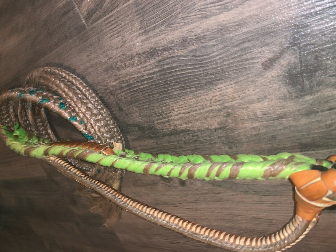 Bull rope Green Custom PRO 9/7 Left Hand EPT Bull Ropes | Etsy