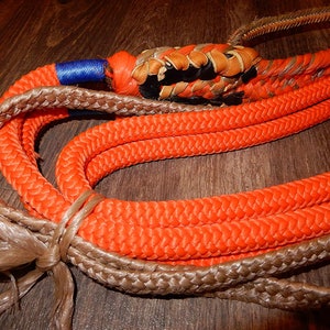 Bull rope Orange Custom PRO 9/7 Right Hand EPT Bull Ropes | Etsy