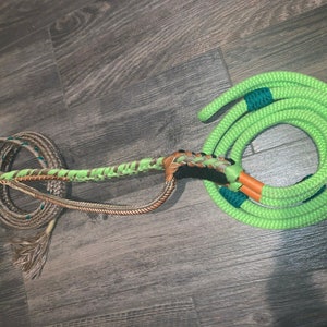 Bull rope Green Custom PRO 9/7 Left Hand EPT Bull Ropes | Etsy