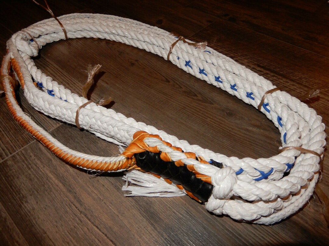 Bull Rope Poly White Custom PRO 9/7 Right Hand EPT Bull Ropes - Etsy