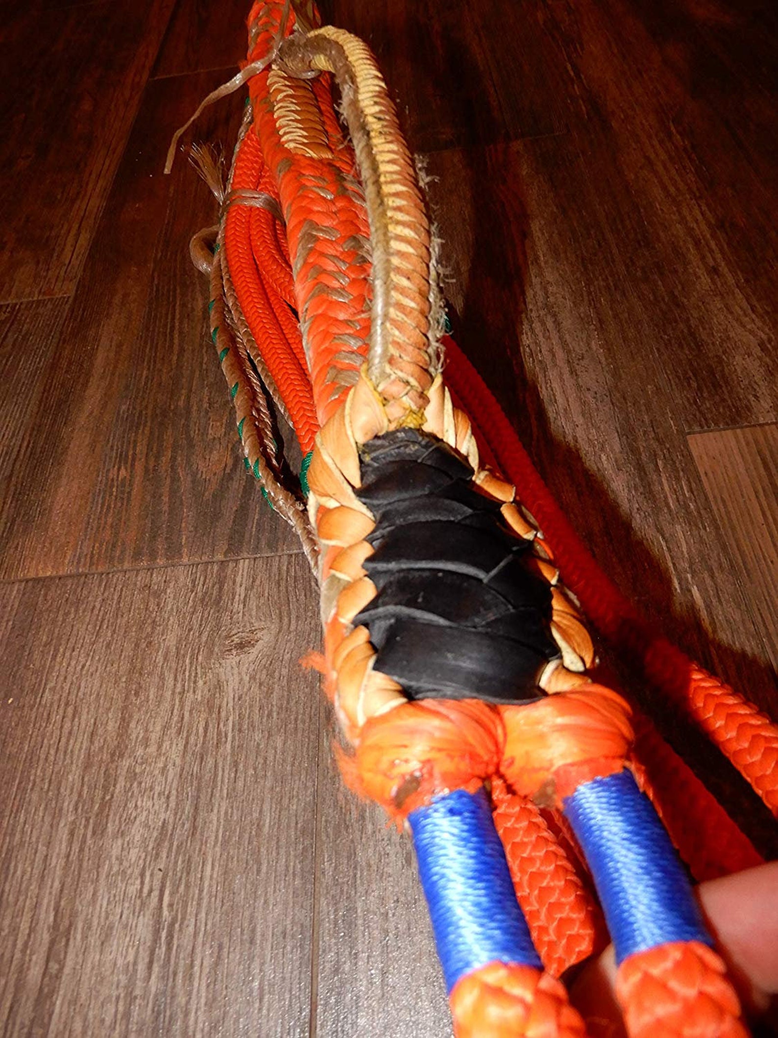 Bull Rope Orange Custom PRO 9/7 Right Hand EPT Bull Ropes Bull Riding ...