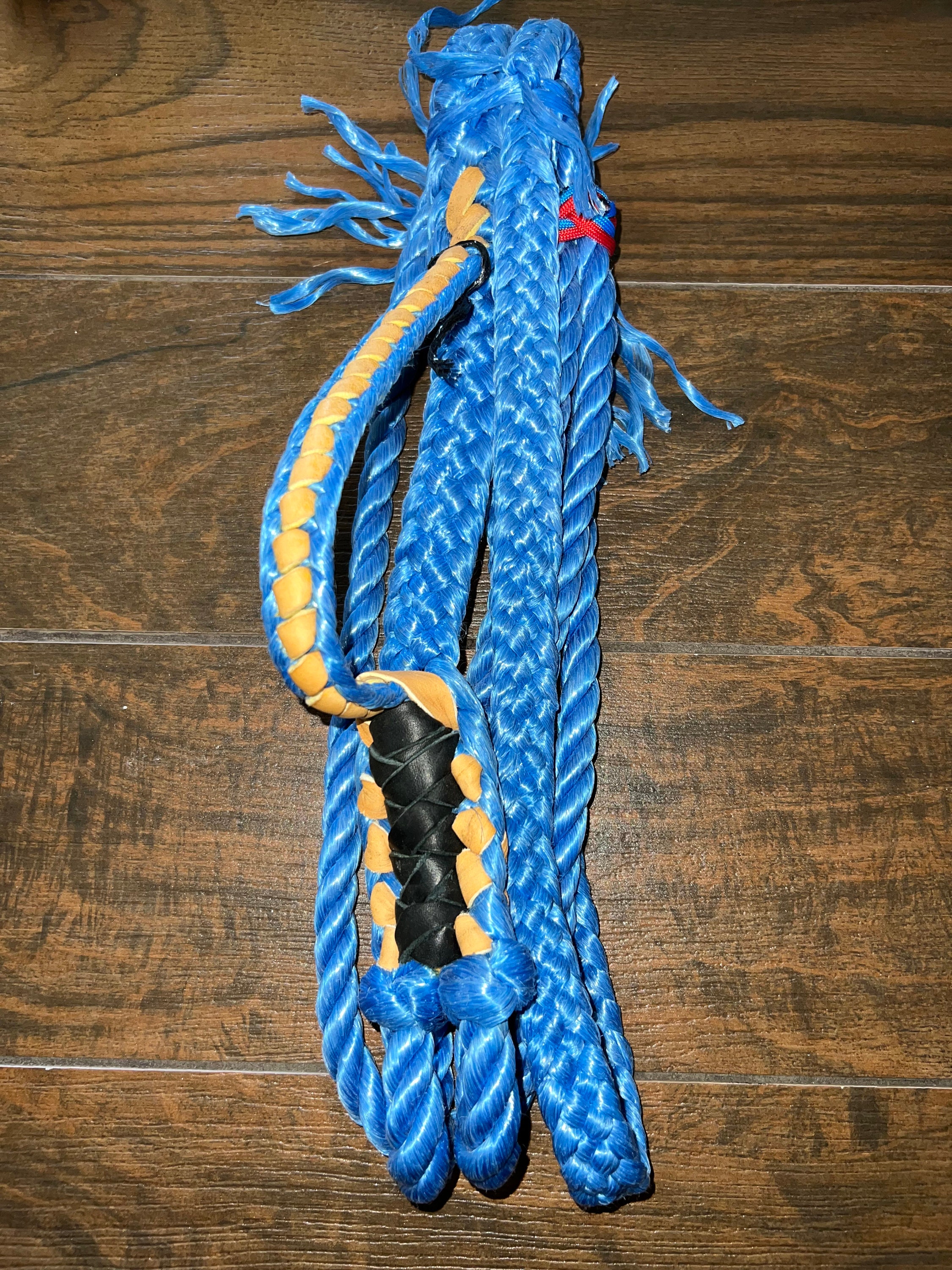 Mutton Blue Poly 5/5 Left or Right Hand Straight Lace EPT Youth Rope ...