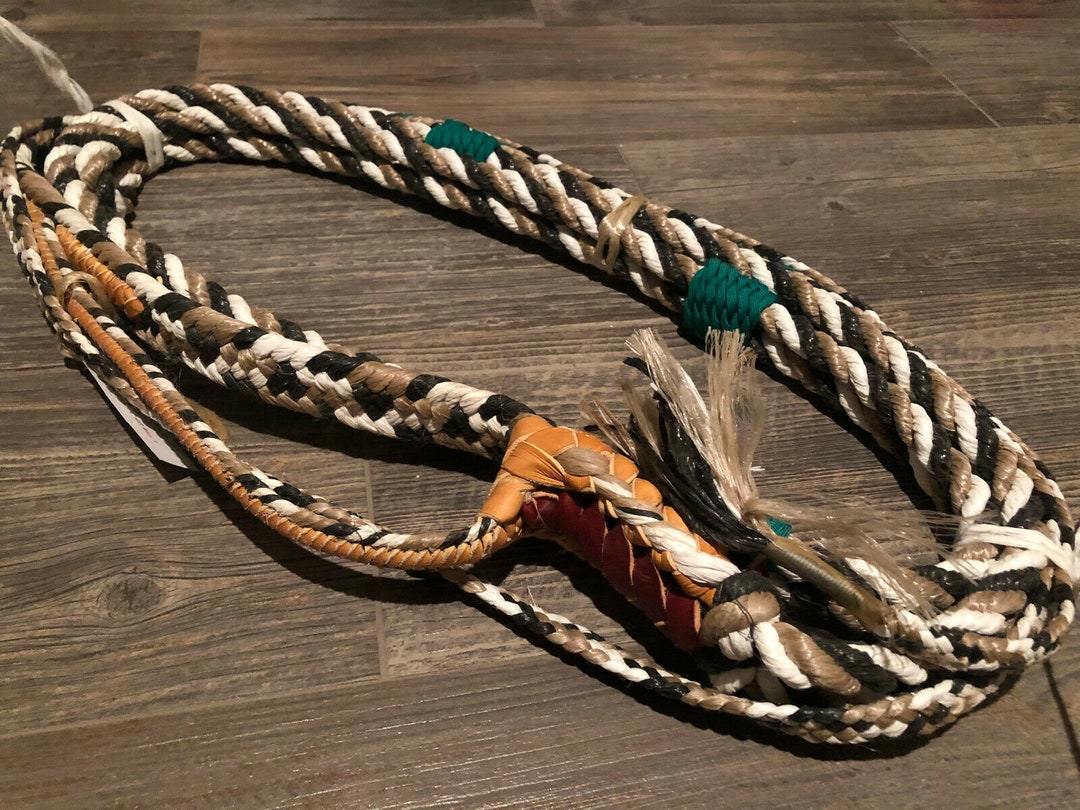 Bull Rope Tri Colored POLY Custom PRO 9/7 Left Hand EPT Bull Ropes ...