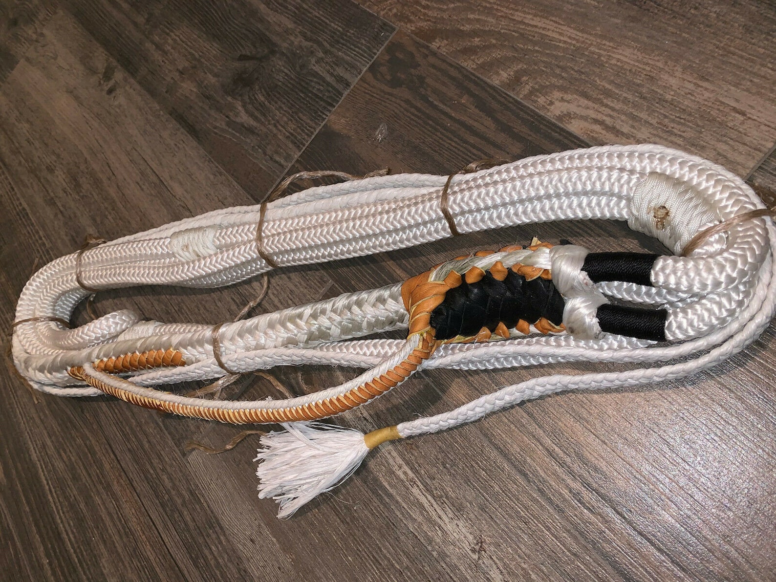 Bull Rope the Ghost Rope EPT Signature White PRO 9/7 LH 3/4 X 3/4 Bull ...