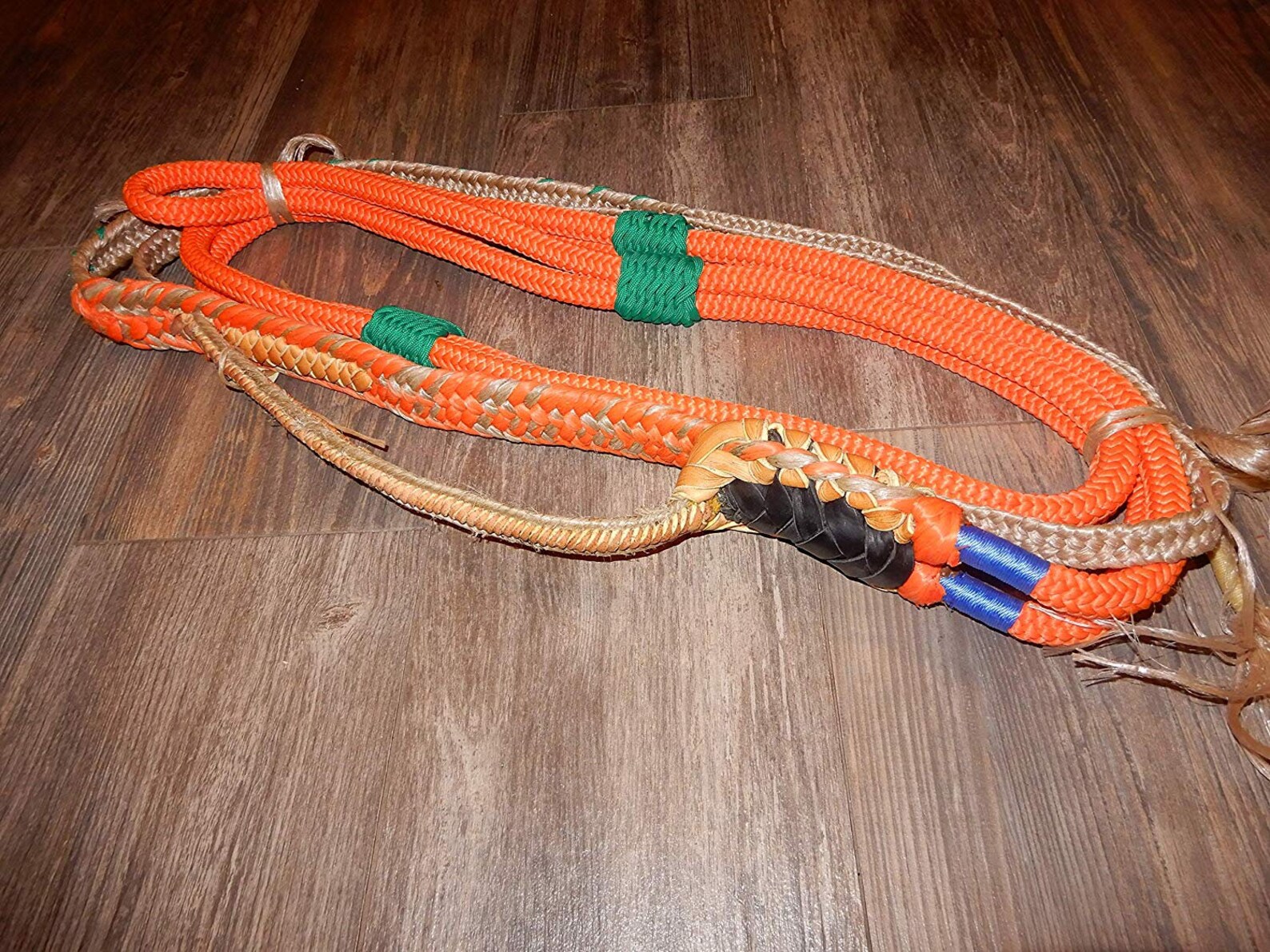 Bull Rope Orange Custom PRO 9/7 Right Hand EPT Bull Ropes Bull Riding ...