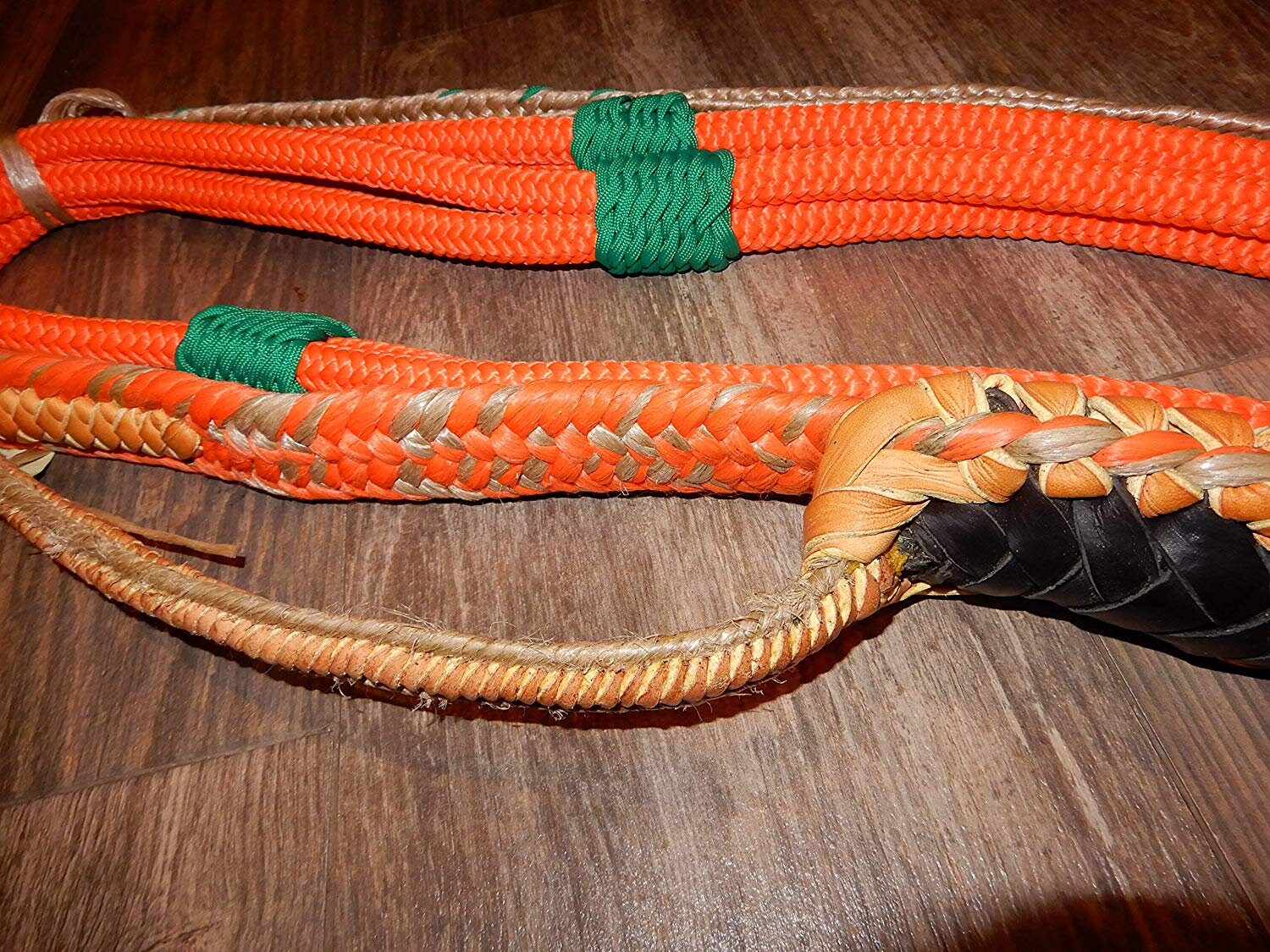 Bull Rope Orange Custom PRO 9/7 Right Hand EPT Bull Ropes Bull Riding ...
