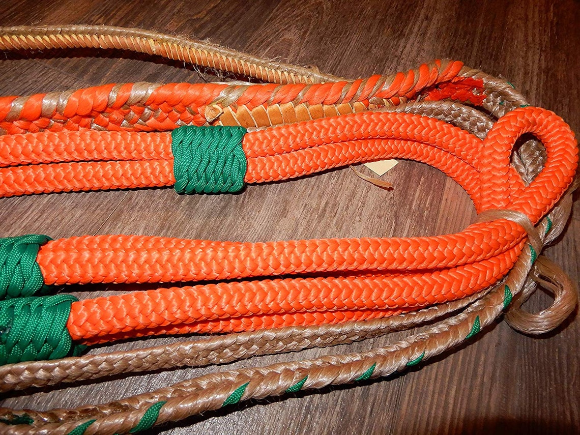 Bull Rope Orange Custom PRO 9/7 Right Hand EPT Bull Ropes - Etsy