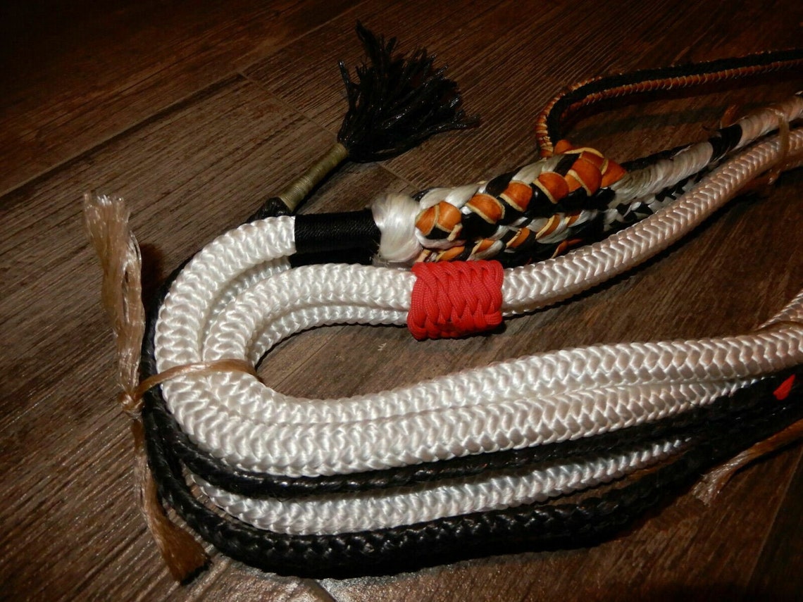 Bull Rope White & Black EPT Custom Pro 9/7 Right Hand Ept - Etsy