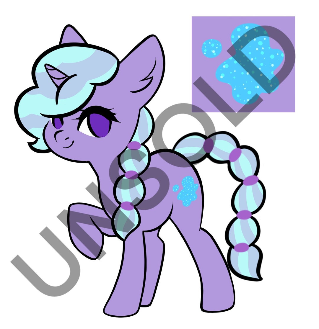 MLP My Little Pony Unicorn Adopt Adoptable OC Original - Etsy