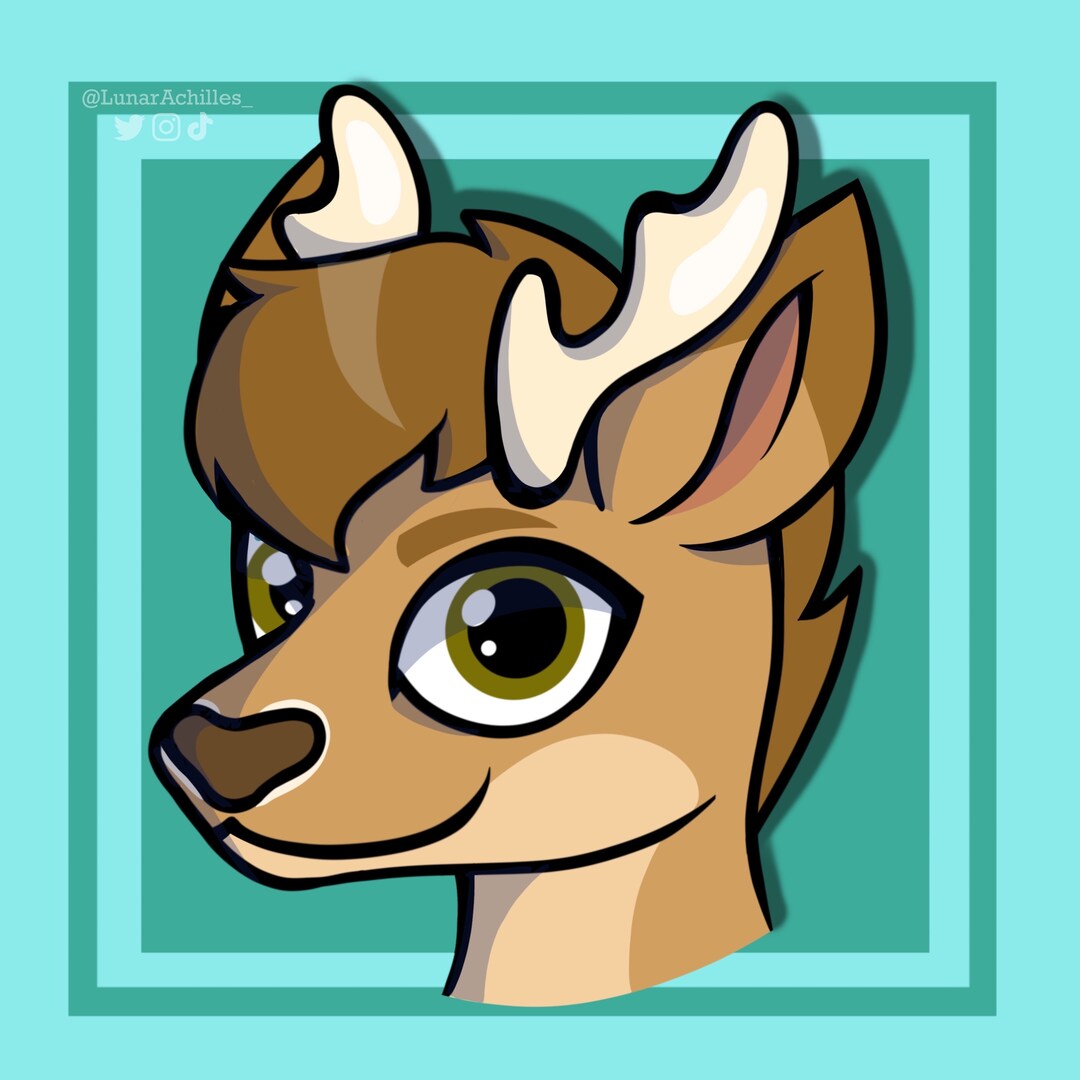 Furry Bust Headshot Commission Fursona Anthro - Etsy