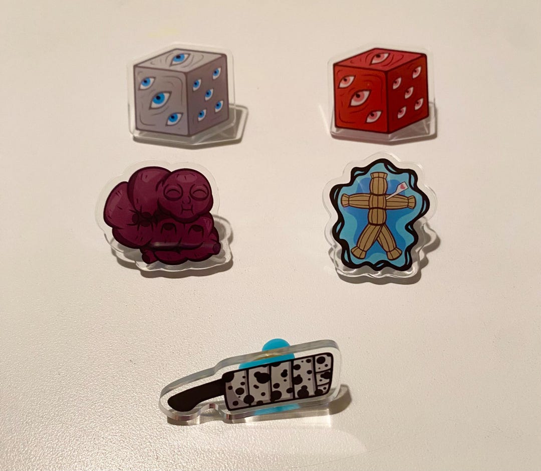 JJK Jujutsu Kaisen Anime 1.25 Inch Acrylic Pins, Cursed, Prison Realm ...