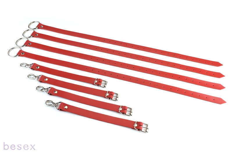 Four Straps for Bed Bondage Restraints, BDSM Connectors, Bed Restraints ...
