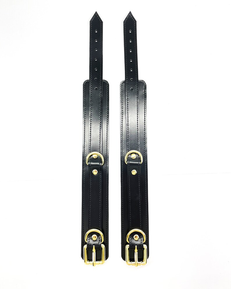 Bondage Premium Restraints Set, Leather Bondage Set, Bondage Handcuffs ...