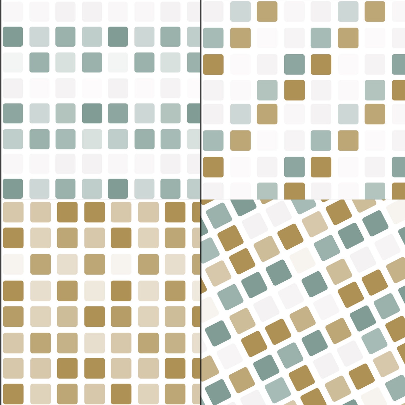 Gray and Mustard Tiles Paper-tiles Wall Paper-scrapbooking Craft ...