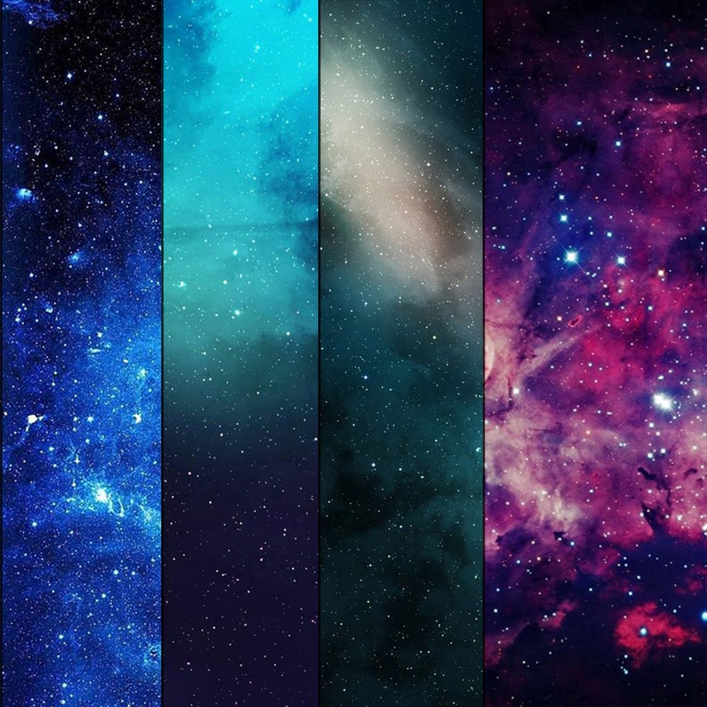 Galaxy Textures Paper-galaxy Wallpaper-floor Paper-scrapbooking Craft ...