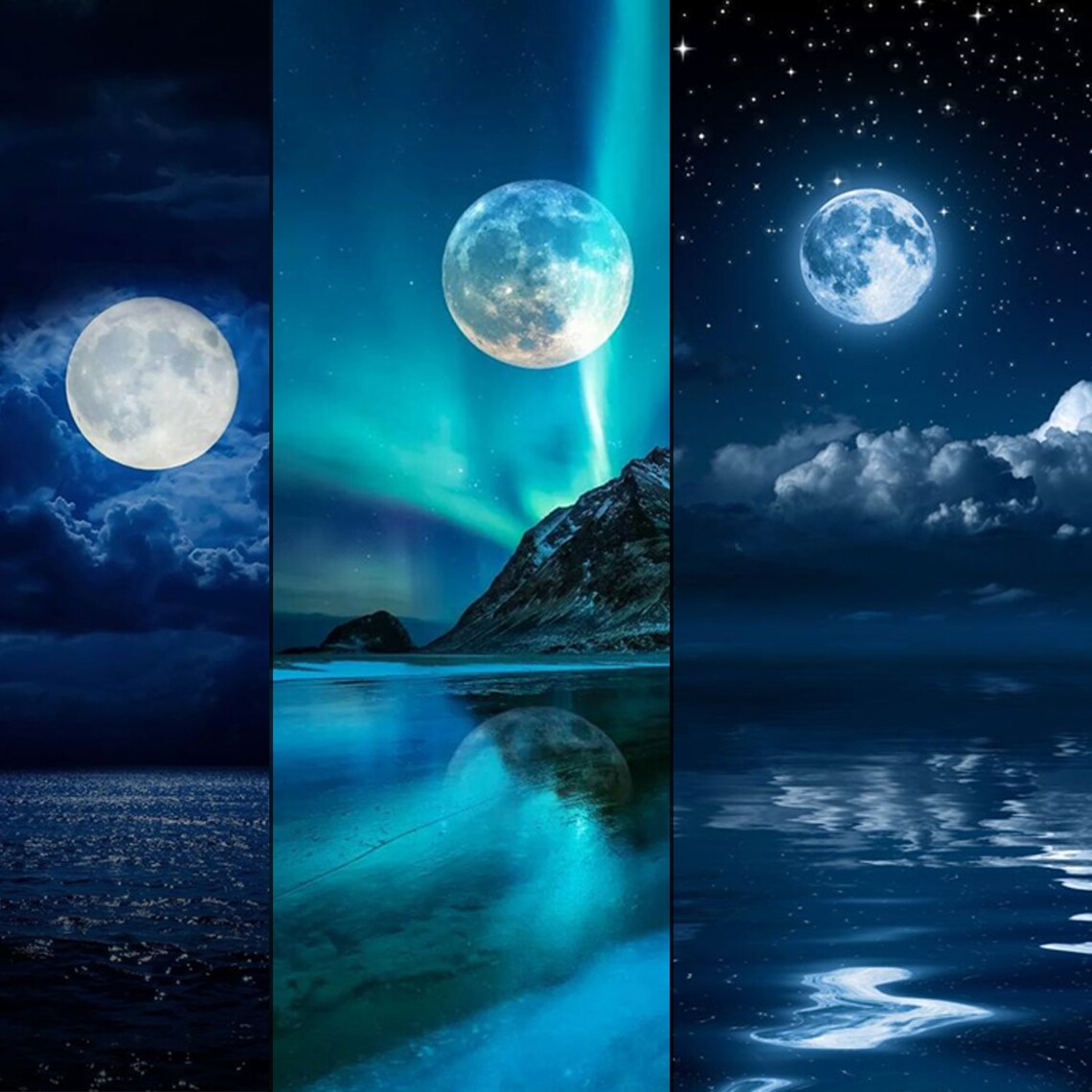 Moon Textures Paper-moon Wallpaper-galaxy Paper-scrapbooking Craft ...