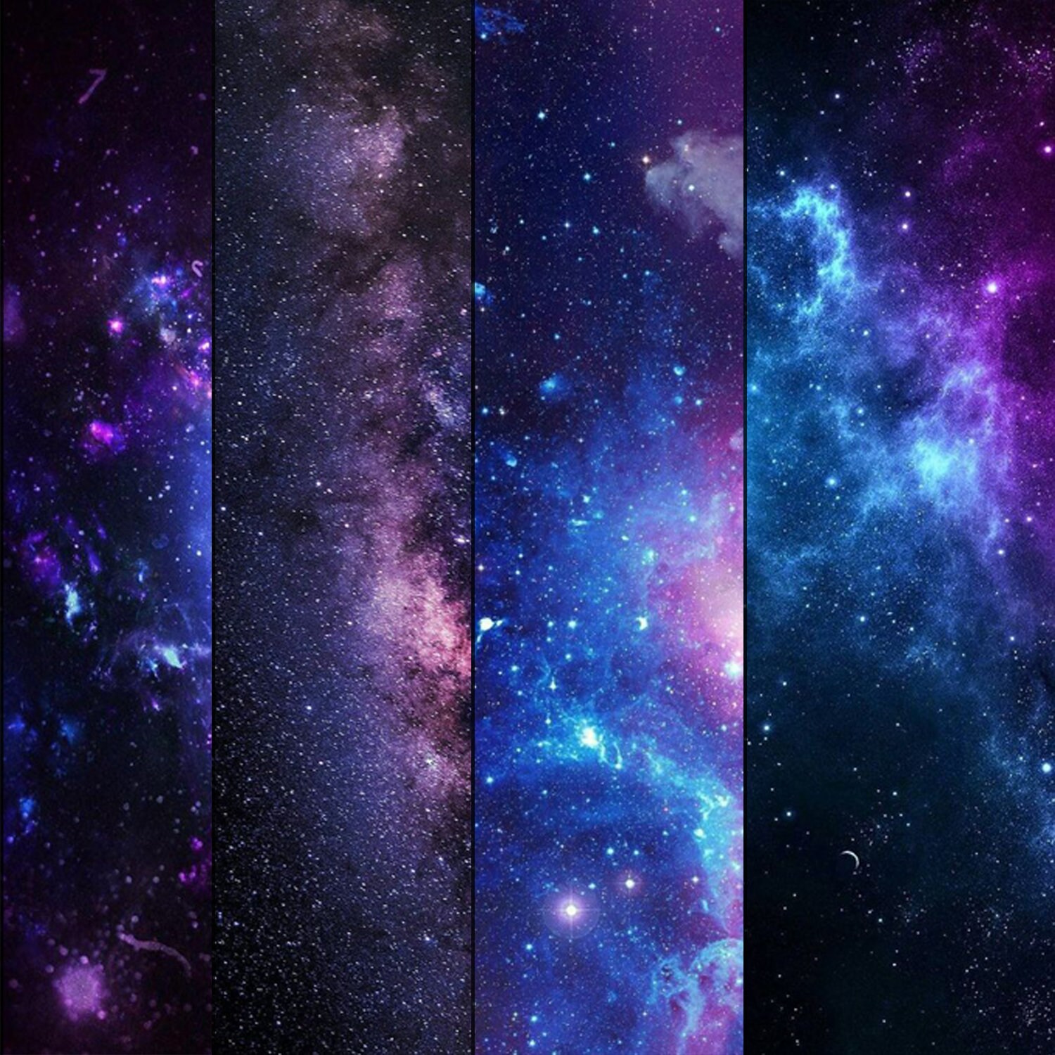 Galaxy Textures Paper-galaxy Wallpaper-floor - Etsy