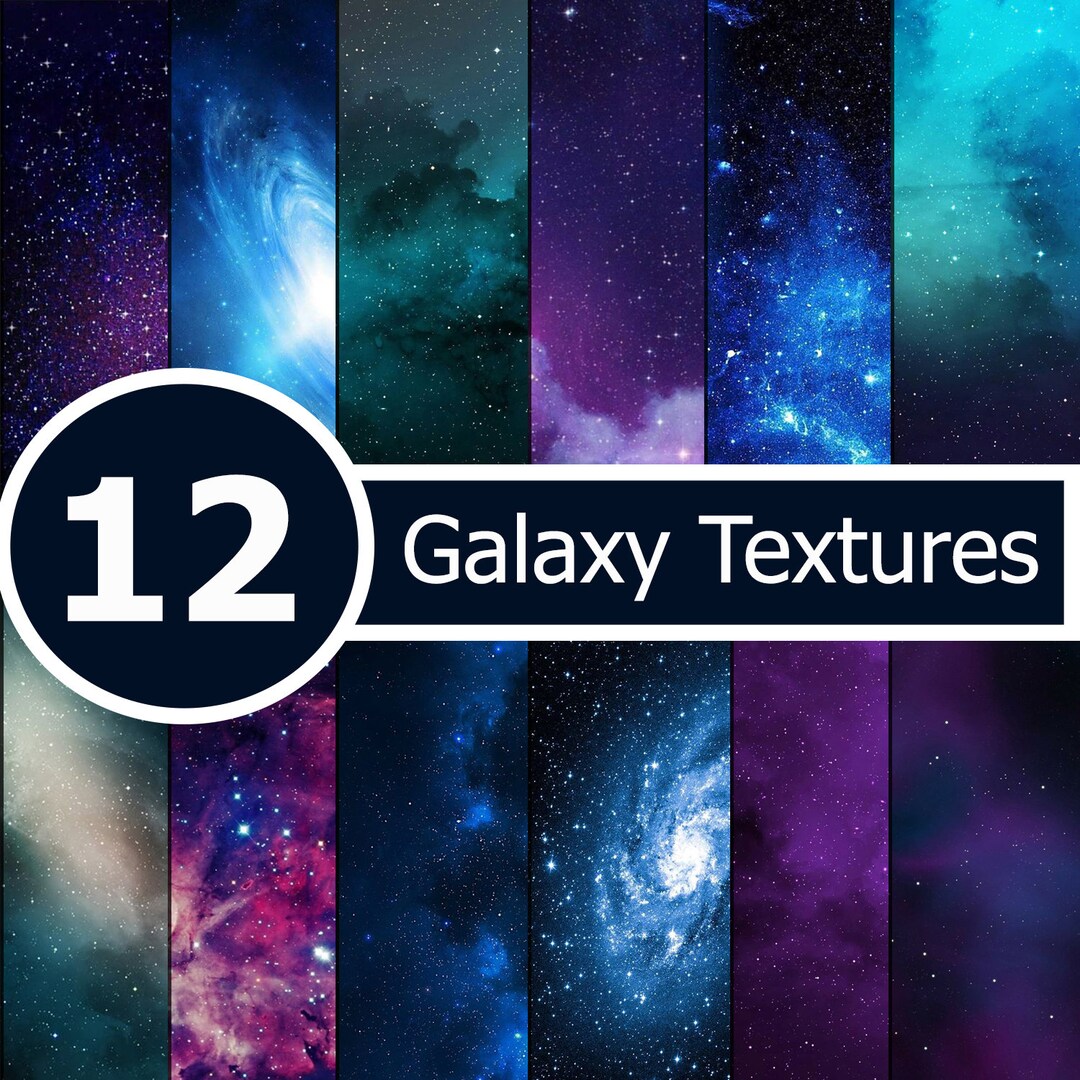 Galaxy Textures Paper-galaxy Wallpaper-floor Paper-scrapbooking Craft ...