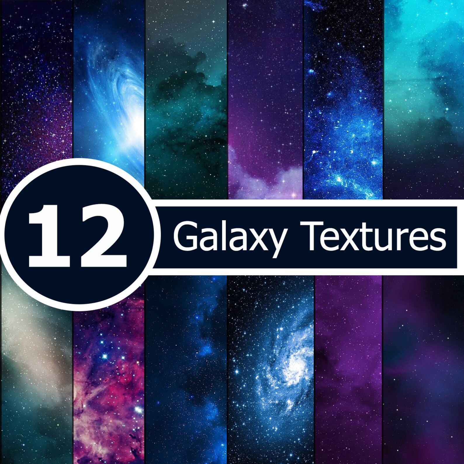 Galaxy Textures Paper-galaxy Wallpaper-floor - Etsy
