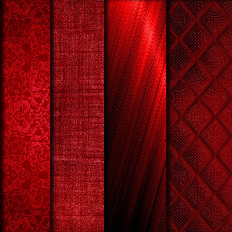 Red Textures Paper-red Plaid Wallpaper-floor Paper-scrapbooking Craft ...