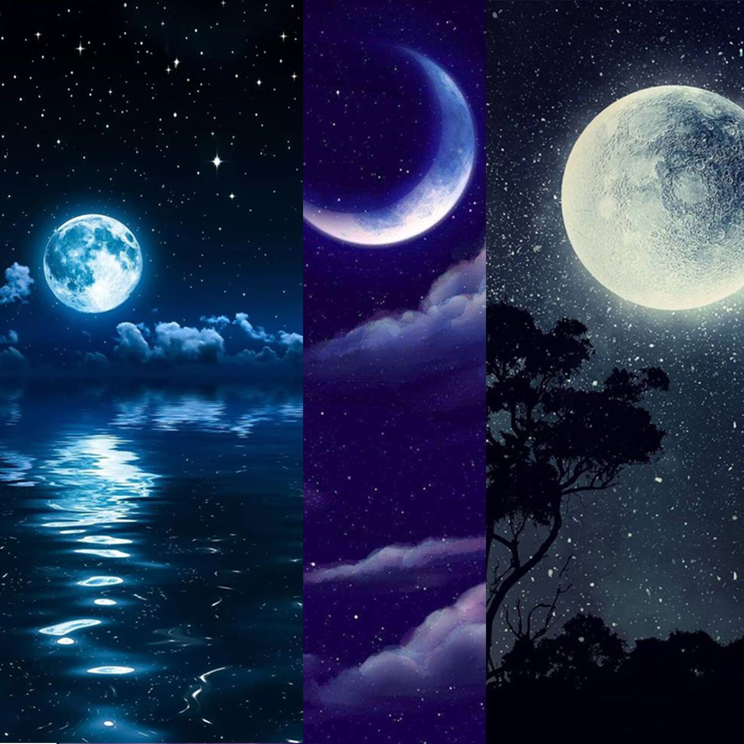 Moon Textures Paper-moon Wallpaper-galaxy Paper-scrapbooking Craft ...