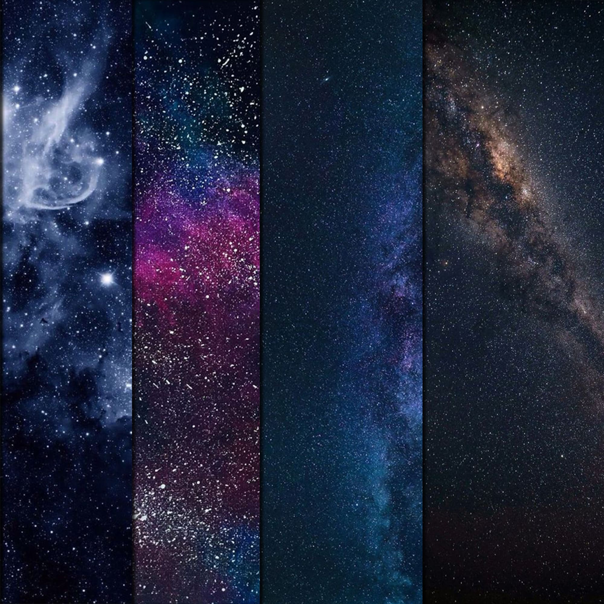 Stars Textures Paper-galaxy Wallpaper-floor Paper-scrapbooking - Etsy