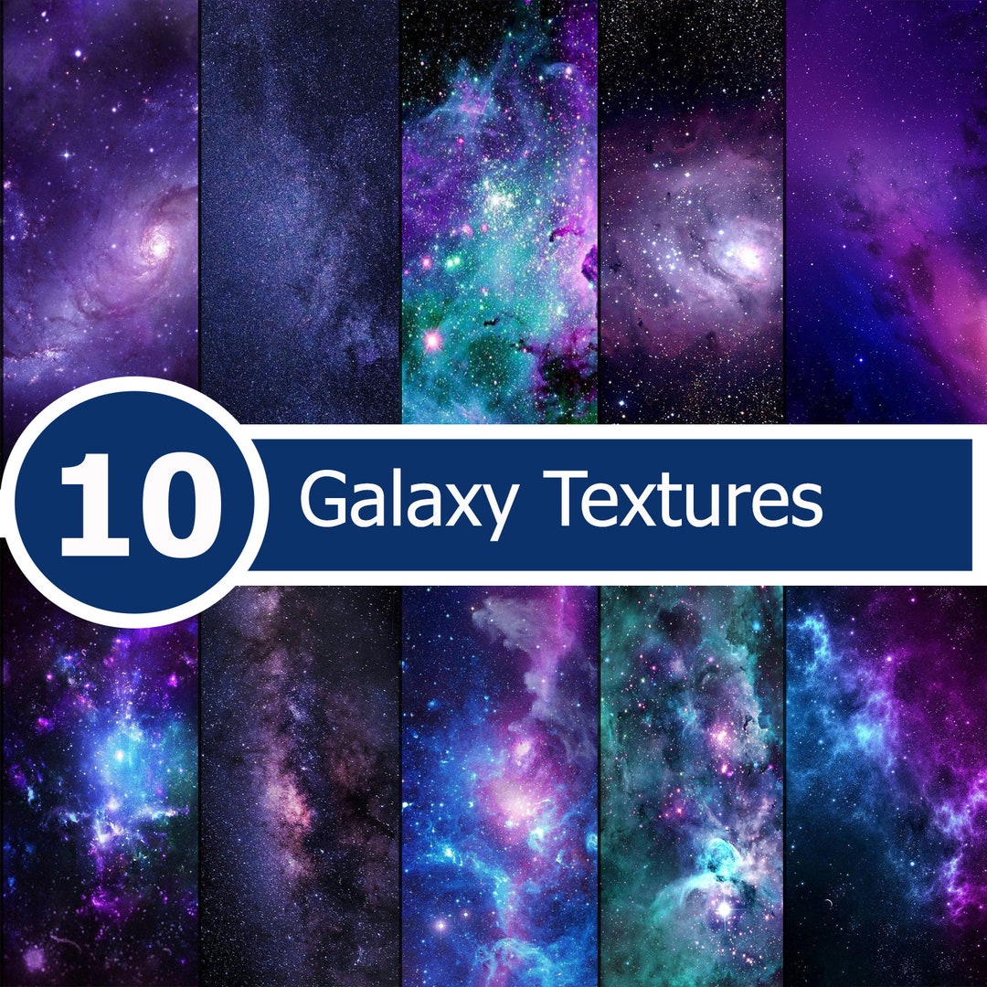 Galaxy Textures Paper-galaxy Wallpaper-floor Paper-scrapbooking Craft ...